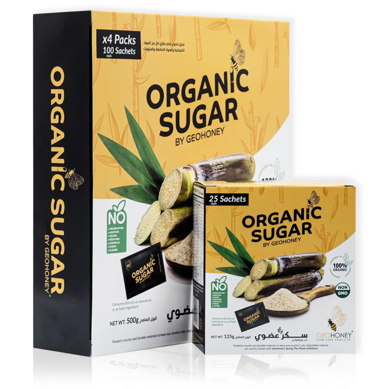 500 gm Organic Sugar |Sulphur Free |GeoHoney